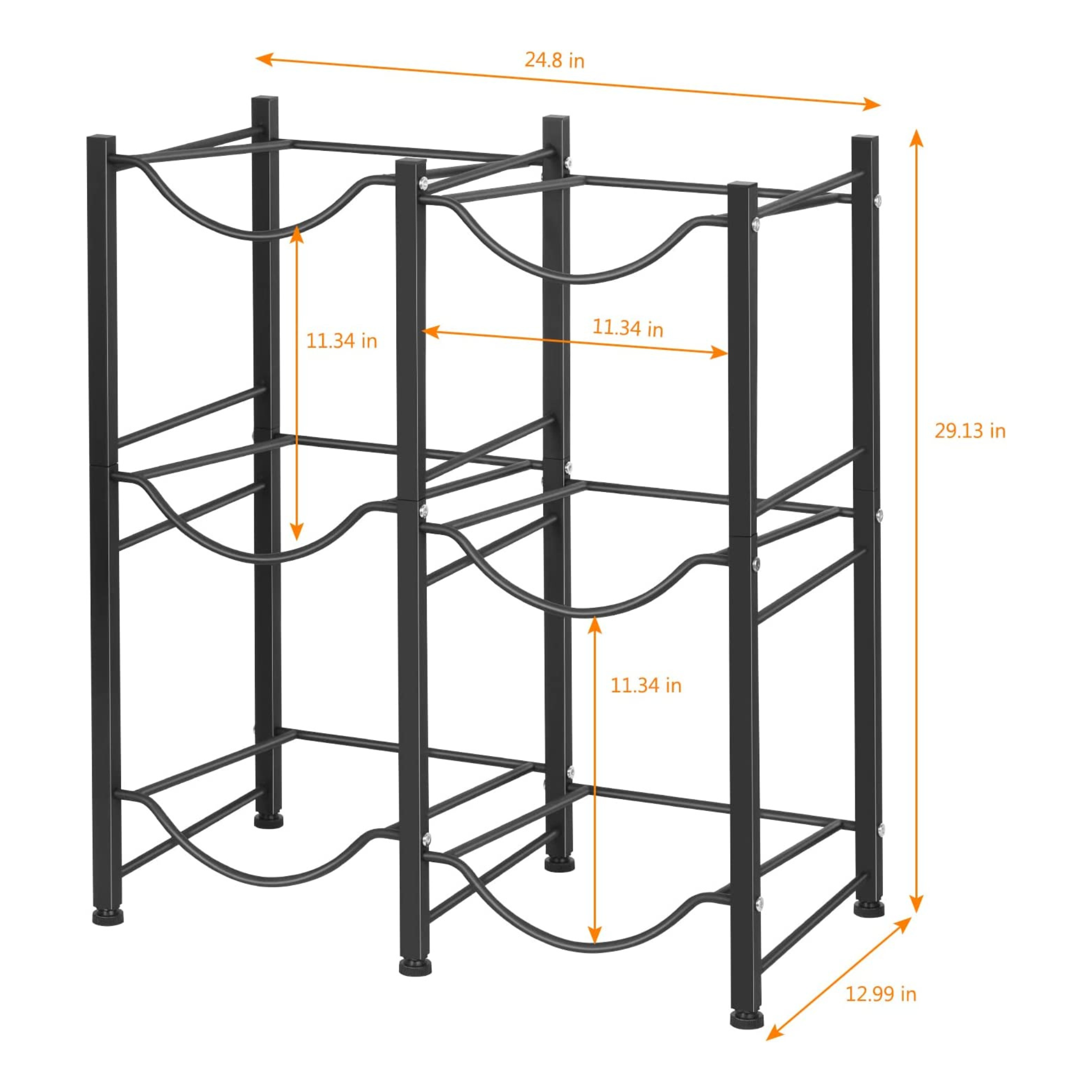 3-Tier Double 5-Gallon Water Bottle Rack – QRH2O